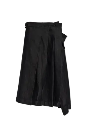Y3 Denim Skirt - Black