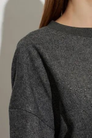 Emporio Armani Top With Metallic Thread