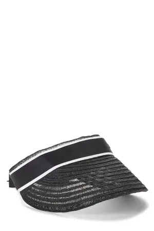 Chanel Raffia Visor