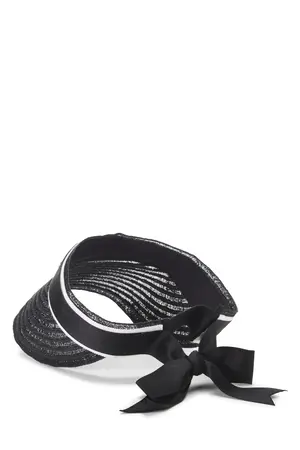 Chanel Raffia Visor