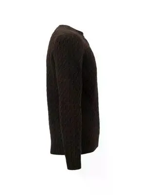 AL DUCA D’AOSTA 1902 Crew Neck Cable Knit Sweater