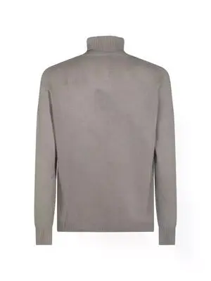 04651 / A TRIP IN A BAG Roll-neck Sweater - Grey