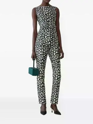 Carolina Herrera Leopard-print Boat-neck Top