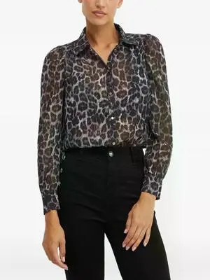 MORGAN Cleoni Leopard Print Shirt