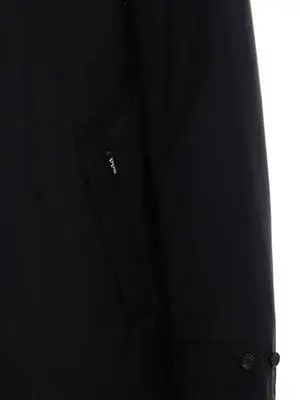 Add Hooded Concealed-fastening Parka