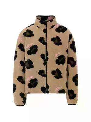 AUTRY Leopard-print Fleece Jacket
