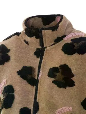 AUTRY Leopard-print Fleece Jacket
