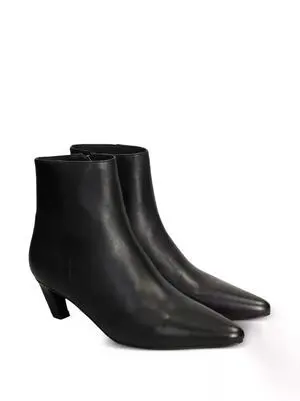 BIBI LOU Calista Pointed-toe Kitten-heel Ankle Boots - Black