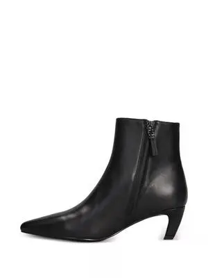 BIBI LOU Calista Pointed-toe Kitten-heel Ankle Boots - Black