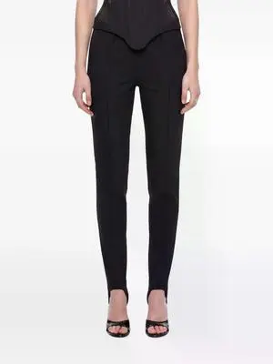 MUGLER Stirrup-cuff Slim-fit Trousers