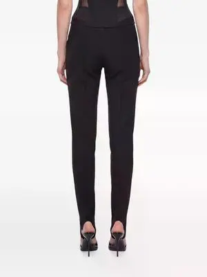 MUGLER Stirrup-cuff Slim-fit Trousers