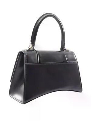 Balenciaga Small Leather Hourglass Top Handle Bag