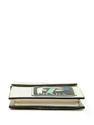 Prada 2000-2026 Saffiano Patch Phone Holder Satchel