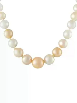 LB EXCLUSIVE South Sea Pearl Necklace With 18k Yellow Gold Clasp - Neutrals