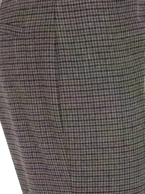 Etro Houndstooth Pattern Flared Trousers