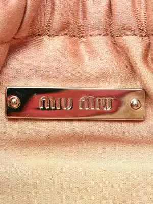 Miu Miu 2010-2015 Matelasse Nappa Crystal Chain Satchel