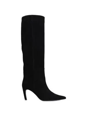Lola Cruz Elizabeth 85 Knee-high Stiletto Boots - Black