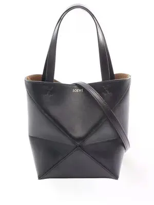 Loewe 2010-2026 Mini Calfskin Puzzle Fold Tote Satchel