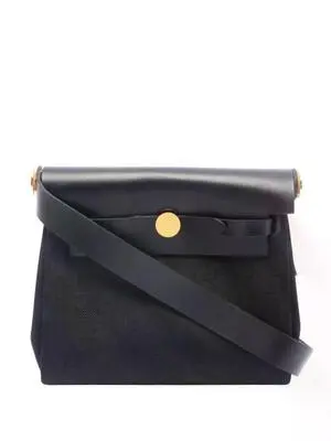 Hermès Herbag Zip 20 Crossbody Bag - Black
