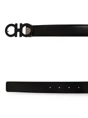 FERRAGAMO Reversible And Adjustable Gancini Belt