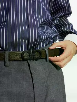 FERRAGAMO Reversible Leather Belt