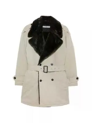 Alexander Wang Belted Coat - Neutrals