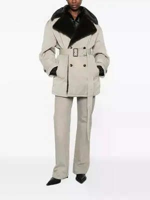 Alexander Wang Belted Coat - Neutrals