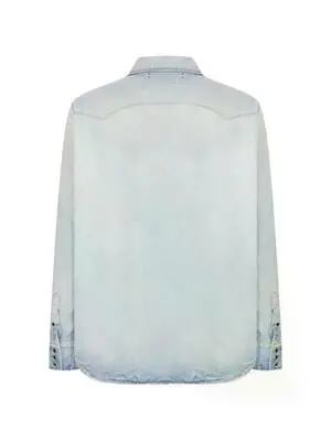 Amiri Western Denim Long Sleeve Shirt
