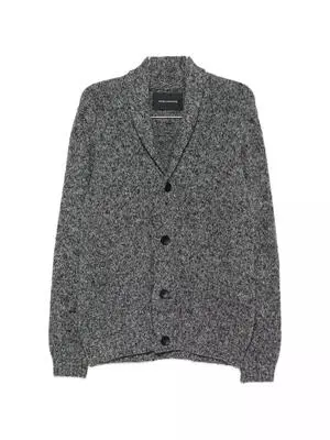 Tagliatore Shawl Collar Cardigan - Grey