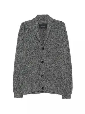 Tagliatore Shawl Collar Cardigan - Grey