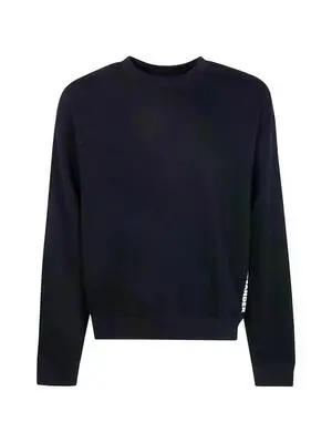 JIL SANDER Logo Print V-insert Sweater