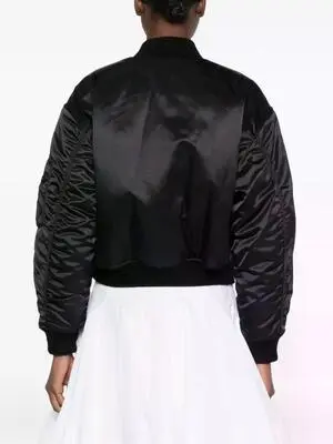 Alexander Wang Satin-finish Bomber Jacket