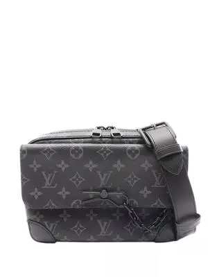 LOUIS VUITTON Monogram Eclipse Steamer Messenger Bag