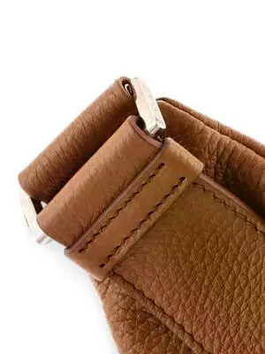 Prada Triangle Logo Sling Bag Leather Backpack
