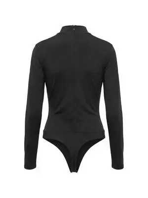 NISSA Long Sleeve Bodysuit With Twist Detail