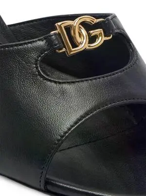 Dolce & Gabbana Dg Logo Cutout Mules