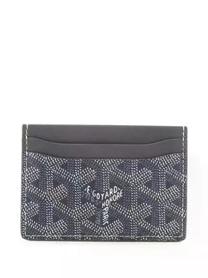 Goyard Saint Sulpice Coated Canvas Card Holder - Grey