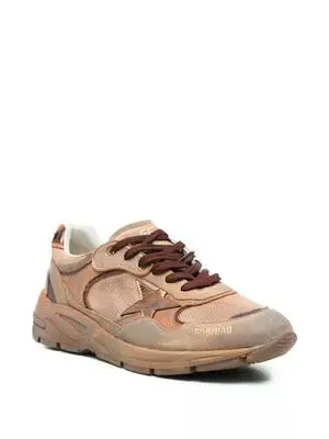 GOLDEN GOOSE Dad-star Panelled Distressed Sneakers - Brown
