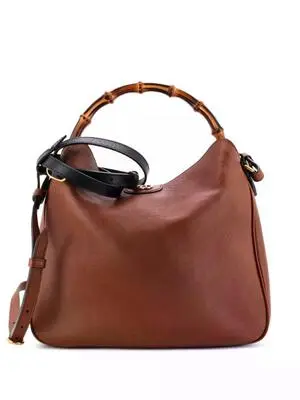 Gucci Diana Nm Bamboo Leather Shoulder Bag - Brown