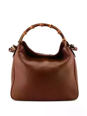 Gucci Diana Nm Bamboo Leather Shoulder Bag - Brown