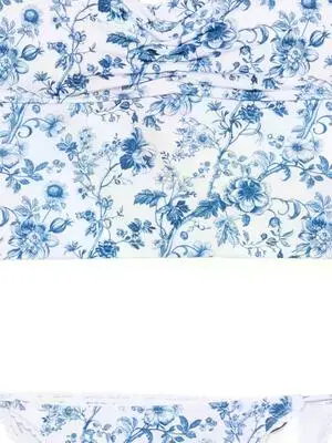 DAZE DAYZ Floral Print Bandeau Bikini