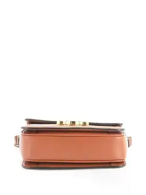 Celine Triomphe Shoulder Bag Canvas And Leather Teen Crossbody - Brown