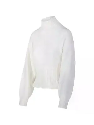 ALLUDE Ribbed-knit Roll-neck Sweater