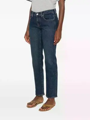 SEVEN Straight-leg Jeans With Logo Patch