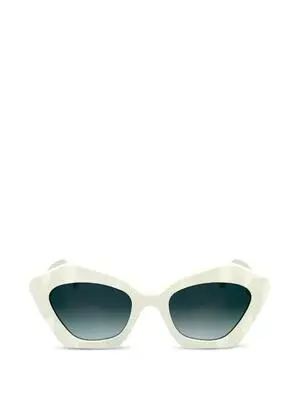 Karl Lagerfeld Geometric-frame Sunglasses - White
