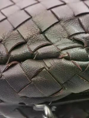 Bottega Veneta 2010s Intrecciato Chain Shoulder Bag