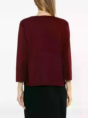 AGNES B. Logo-print Long-sleeve T-shirt