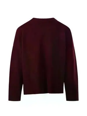 BEYOU Ribbed-knit Crew-neck Sweater
