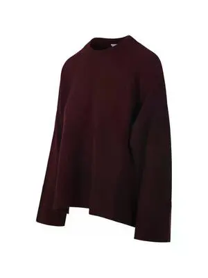 BEYOU Ribbed-knit Crew-neck Sweater