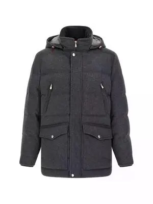 Brunello Cucinelli Quilted Wool Parka